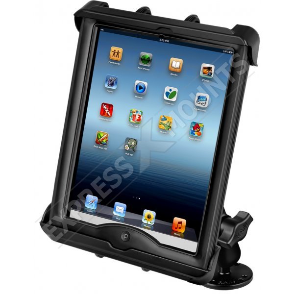 RAM Mount Apple iPad LifeProof Lifedge Case Flat Surface Swivel Mount ...