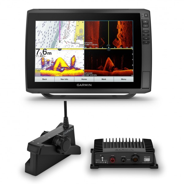 Garmin ECHOMAP Ultra 122sv and LiveScope XR with GLS 10 and LVS 62 Bundle