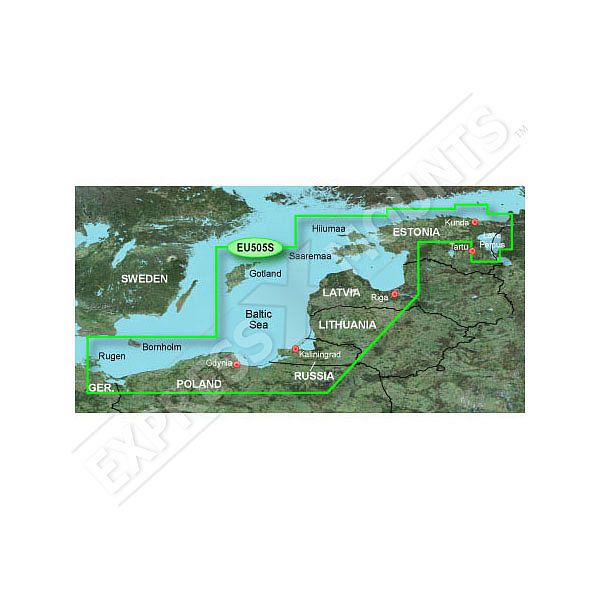 Garmin microSD Card BlueChart g2 Vision HD VEU505S