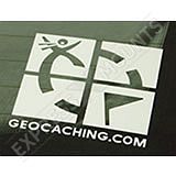 Geocaching Logo Outside Decal White